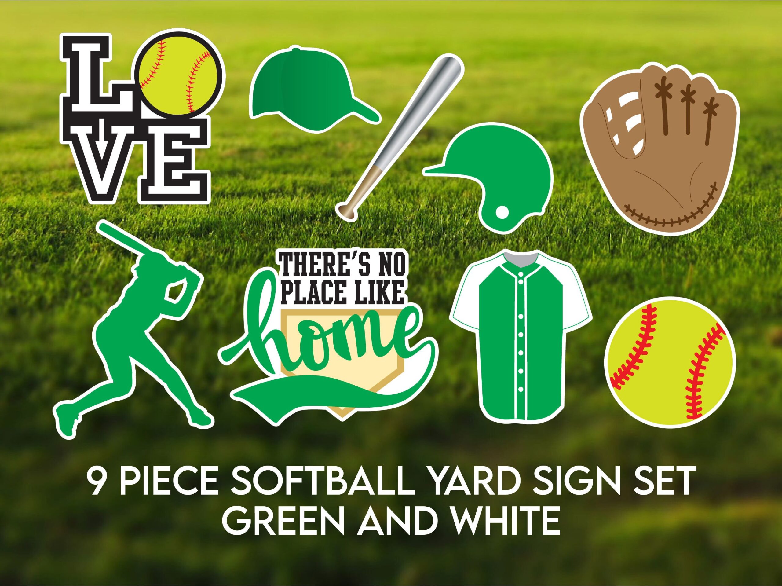 Softball Yard Sign Set | Buy Online at Flexpress
