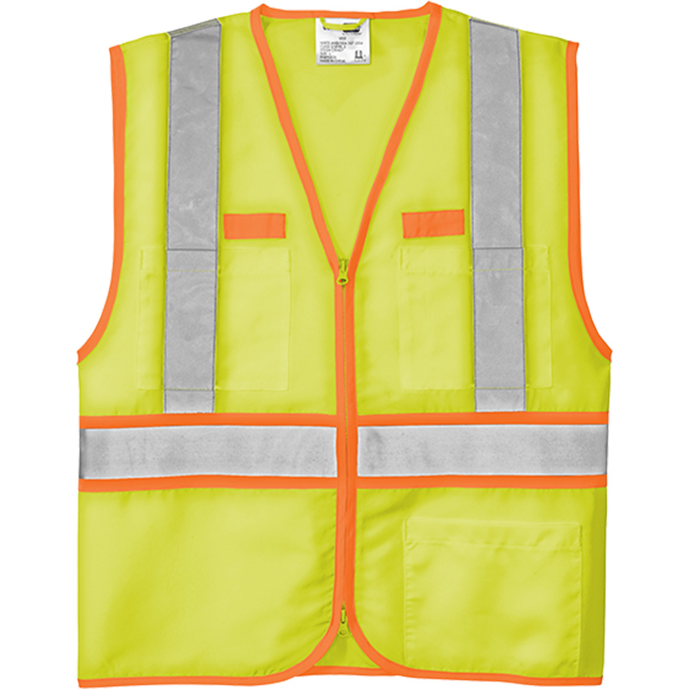 Cornerstone Class 2 Dual Color Safety Vest | FlexPress